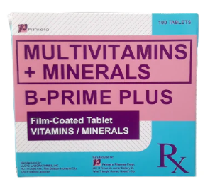B-Prime Plus (Multivitamin+Minerals) – THOG Pharmacy Co