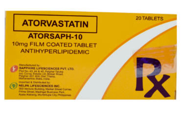 Atorsaph (Atorvastatin) – THOG Pharmacy Co