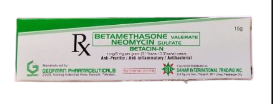 Betacin-N (Betamethasone Valerate + Neomycin Sulfate) – THOG Pharmacy Co