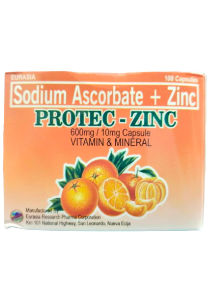 Protec-Zinc (Sodium Ascorbate + Zinc) – THOG Pharmacy Co