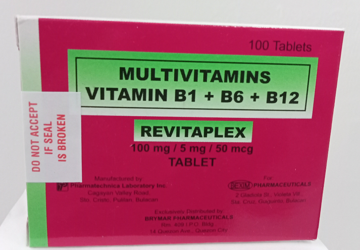Revitaplex (Vitamin B Complex) – THOG Pharmacy Co