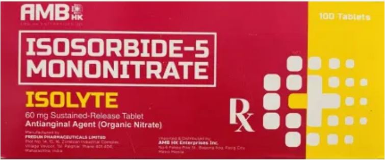 ISOLYTE (Isosorbide Mononitrate) 30mg – THOG Pharmacy Co