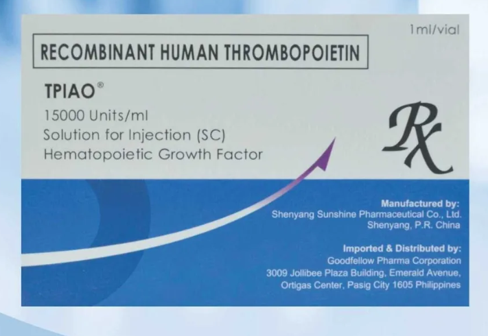 TPIAO (Recombinant Human Thrombopoietin) – THOG Pharmacy Co