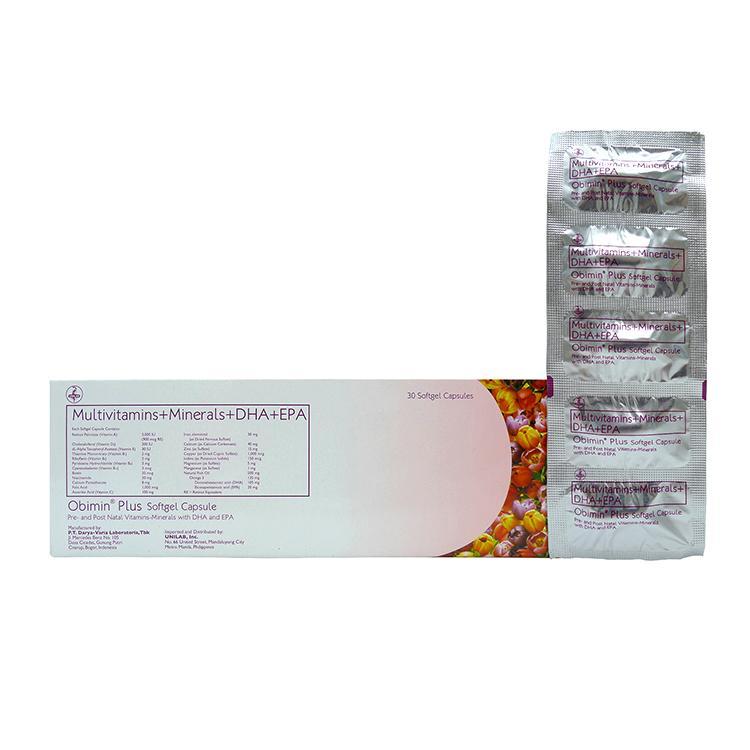 Obimin Plus (Multivitamins + Minerals + DHA + EPA) – THOG Pharmacy Co