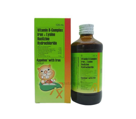 Appebon with Iron (Vitamin B Complex+Iron+Buclizine) Capsule Strip ...