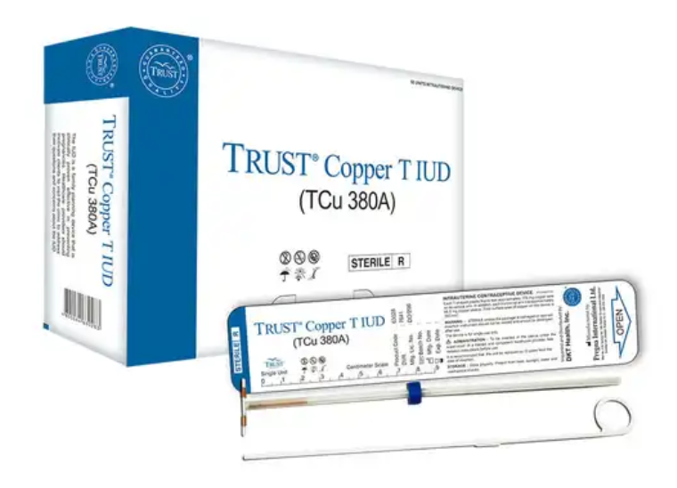 TRUST Copper T IUD (Model TCu 380A) – THOG Pharmacy Co