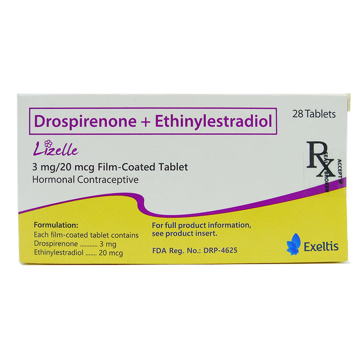 Lizelle (Drospirenone+Ethinylestradiol) – THOG Pharmacy Co