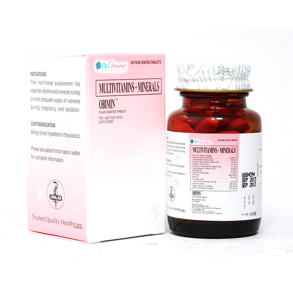 Obimin (Multivitamins + Minerals) – THOG Pharmacy Co